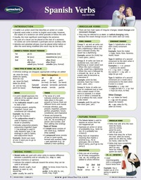 Spanish Verbs Chart - Language Quick Reference Guide 2nd edition ...