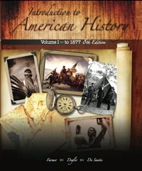 Introduction to American History Volume 1 8th edition | 9781602290907 ...