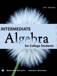 Intermediate Algebra for College Students 6th edition | 9781932741551 ...