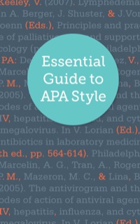 Essential Guide to APA Style 1st edition | 9780985586706, 978-0-9855867 ...