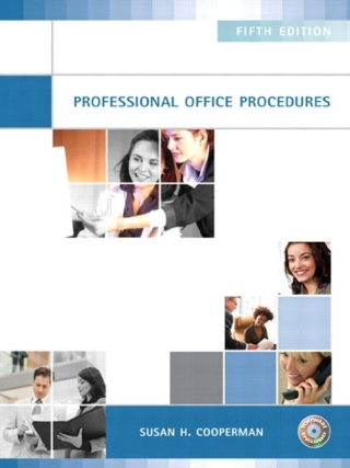 Professional Office Procedures 5th edition | 9780135156643 ...