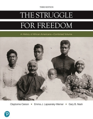 The Struggle for Freedom,: A History of African Americans, Combined ...