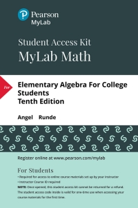 MyLab Math with Pearson eText Access Code (24 Months) for Elementary ...