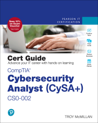 CompTIA Cybersecurity Analyst (CySA+) CS0-002 Cert Guide Pearson uCertify Course and Labs Access ...