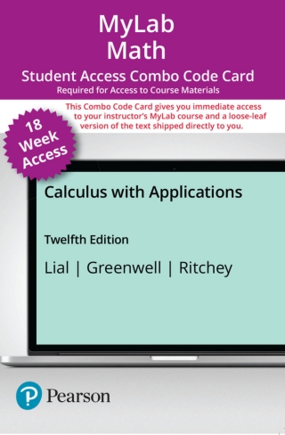 MyLab Math with Pearson eText + Print Combo Access Code for Calculus ...