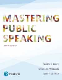 Mastering Public Speaking (Pearson+) 10th edition | 9780134623115 ...