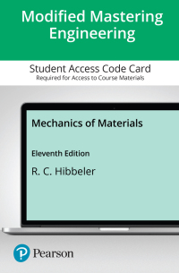 Mastering Engineering with Pearson eText Access Code for Mechanics of Materials 11th edition ...