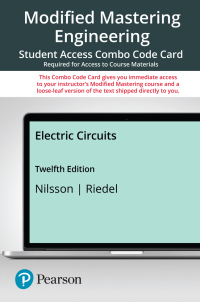 Mastering Engineering with Pearson eText + Print Combo Access Code for Electric Circuits 12th ...