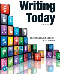 Writing Today 5th edition | 9780138063580, 9780138063955 | VitalSource