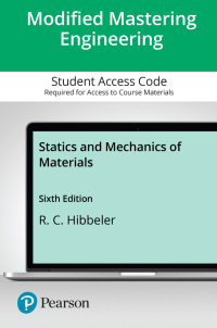 Statics and Mechanics of Materials -- Modified Mastering Engineering with Pearson eText Access ...