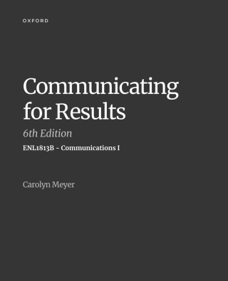 Communicating for Results 6th Edition ENL1813B - Communications I ...