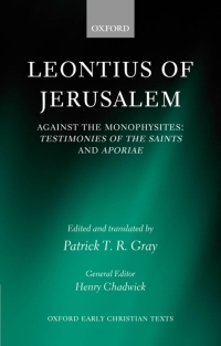 Leontius of Jerusalem 1st edition | 9780199266449, 9780191514784 ...