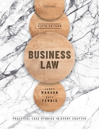 Business Law 6th edition | 9780192589880, 9780192589897 | VitalSource