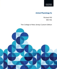 Animal Physiology 5e, Richard Hill, BIO 411: The College of New Jersey ...