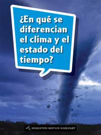 ¿En qué se diferencian el clima y el estado del tiempo? 1st edition ...