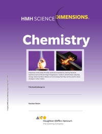 HMH Science Dimensions Chemistry Student Edition 1st edition ...