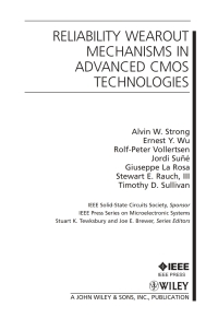 Reliability Wearout Mechanisms in Advanced CMOS Technologies 1st ...