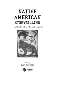 Native American Storytelling 1st edition | 9781405115414, 9780470777169 ...