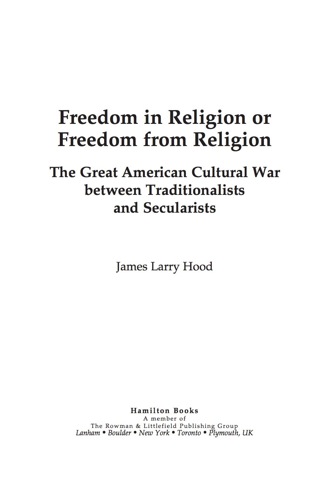 Freedom in Religion or Freedom from Religion 1st edition ...