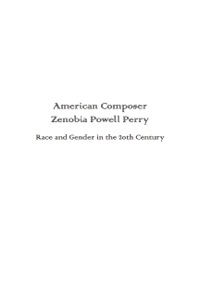 American Composer Zenobia Powell Perry | 9780810863767, 9780810863767 ...