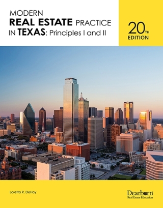 Modern Real Estate Practice in Texas: Principles I and II 20th edition ...