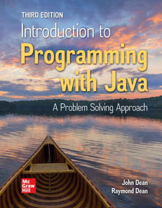 Introduction to Programming with Java: A Problem Solving Approach 3rd edition | 9781259875762 ...