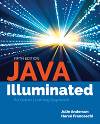 Java Illuminated 5th edition | 9781284140996, 9781284157109 | VitalSource