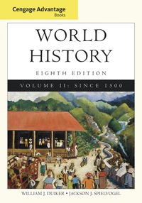 Cengage Advantage Books: World History, Volume II 8th edition ...