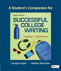 A Student's Companion for Successful College Writing 8th edition ...