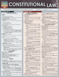 Quickstudy- Constitutional Law 1st edition | 9781423222439 ...