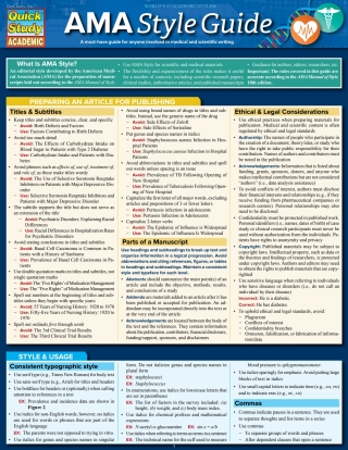 Ama Style Guide | 9781423225379, 9781423229087 | VitalSource