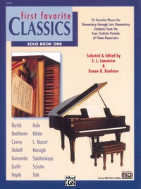 First Favorite Classics: Solo, Book 1: For Elementary to Late ...