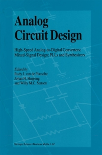 Analog Circuit Design 1st edition | 9781441950024, 9781475731989 ...