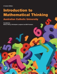 Introduction to Mathematical Thinking (Custom Edition) 1st edition ...