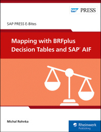 Mapping with BRFplus Decision Tables and SAP AIF 1st edition ...