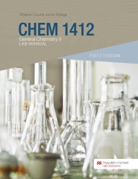 CHEM 1412: General Chemistry II Lab Manual 1st edition | 9781533930576 ...