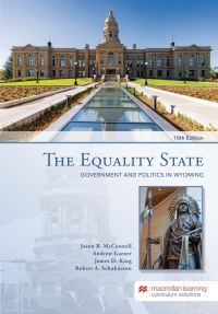The Equality State - Government and Politics in Wyoming 10th edition ...