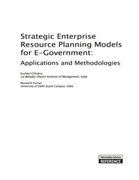 Strategic Enterprise Resource Planning Models for E-Government ...