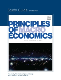 Study Guide for Principles of Macroeconomics, Eighth Edition 8th ...