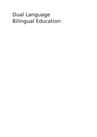 Dual Language Bilingual Education 1st edition | 9781788928083 ...
