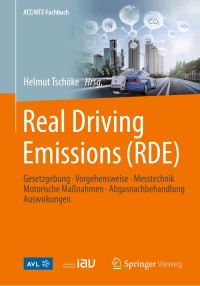Real Driving Emissions (RDE) | 9783658210786, 9783658210793 | VitalSource