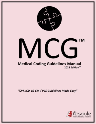 Medical Coding Guidelines Manual (MCG®) 1st edition | 9781667885476 ...